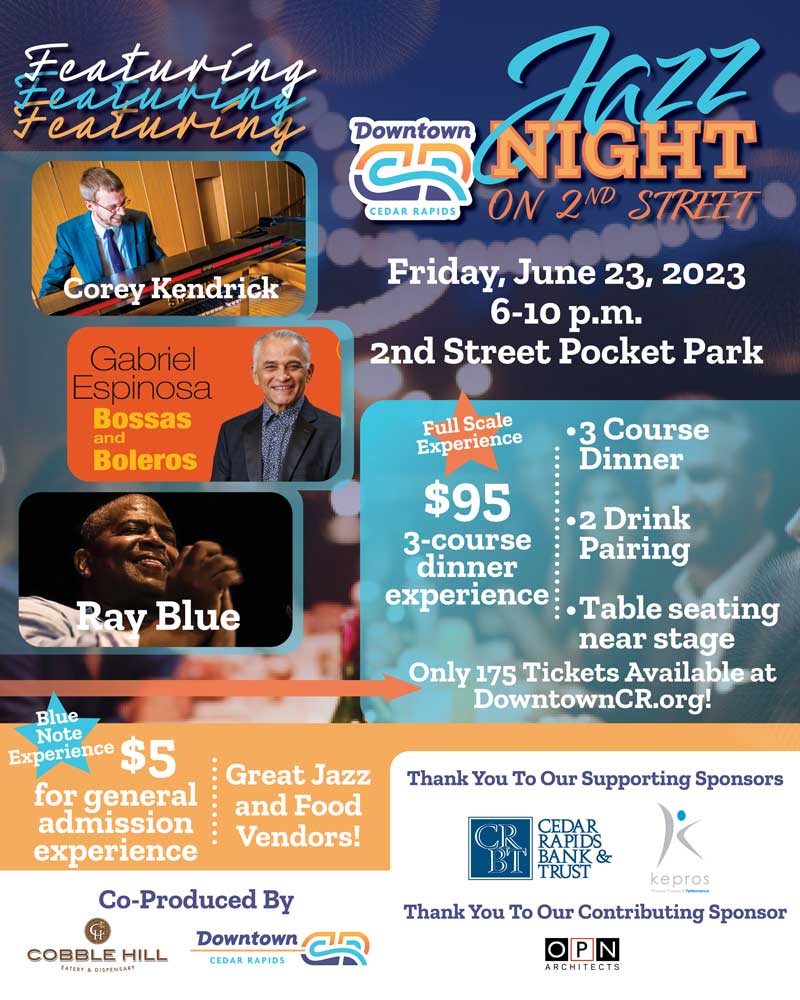 Jazz Night on 2nd - Downtown Cedar Rapids